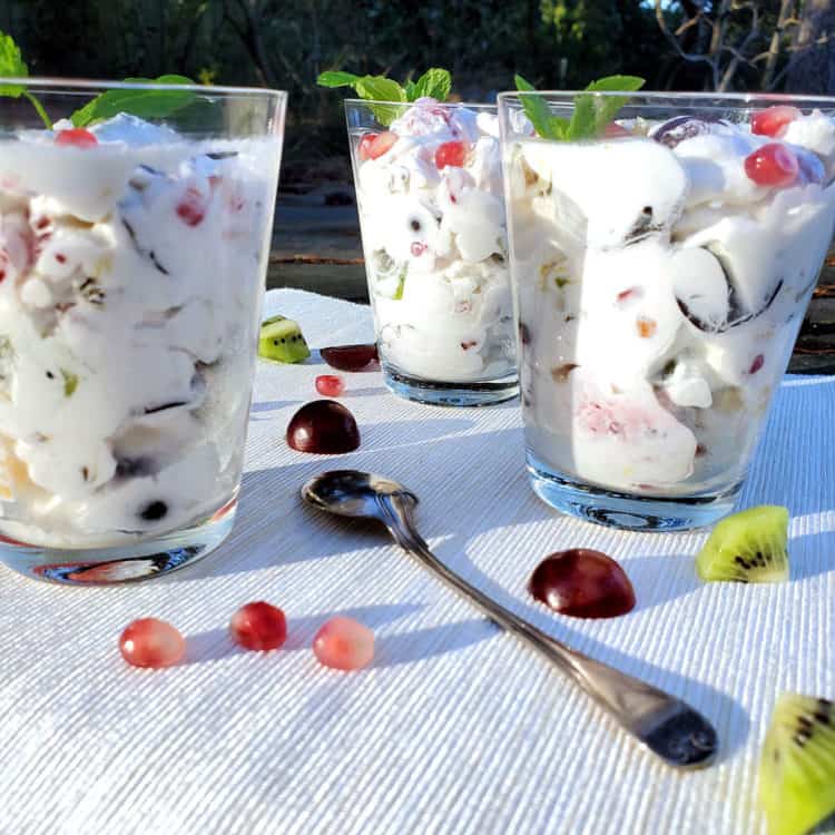 Fruit Cream (Fruit Salad with Fresh Cream) - Pregnancy Eats