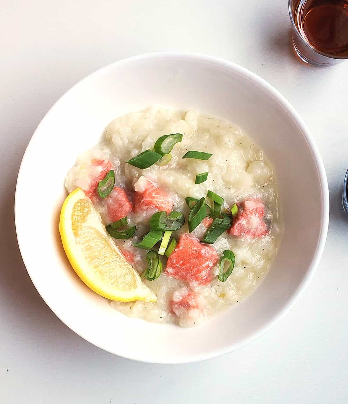 Salmon Congee (Fish Porridge) - Pregnancy Eats